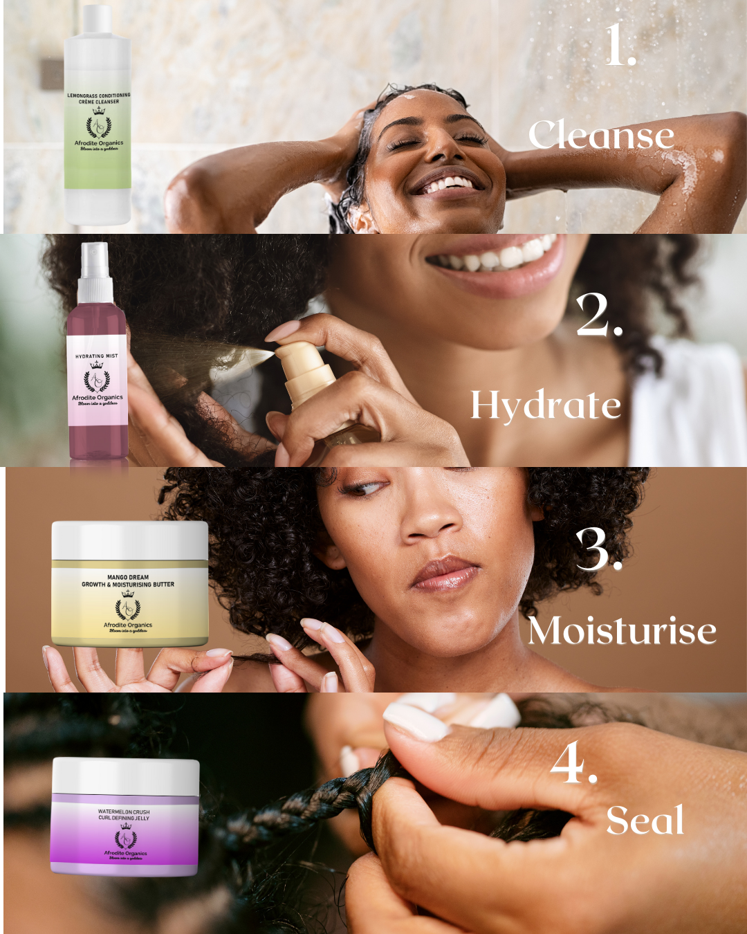 Twist Me Combo Kit · Afrodite Organics