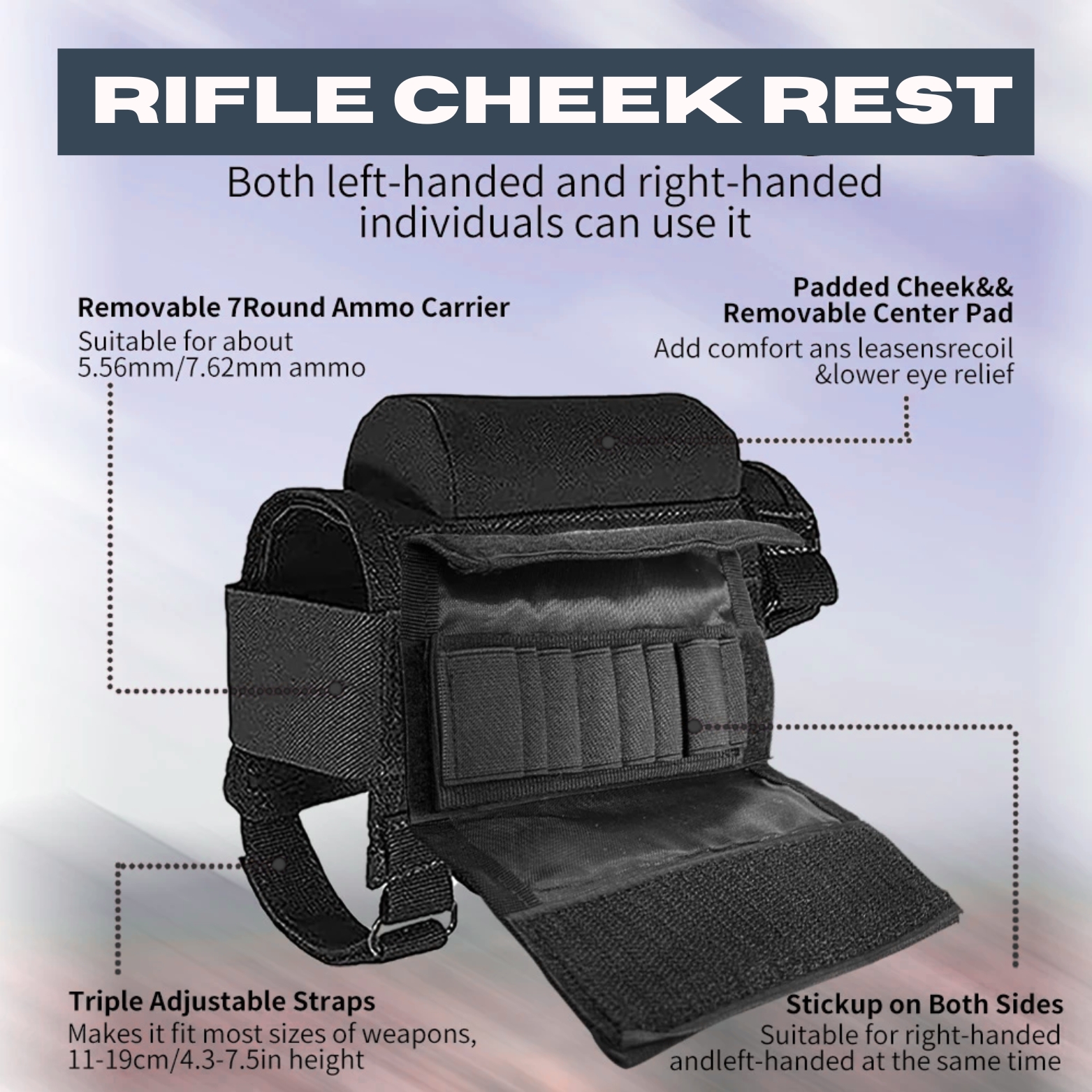 Rifle Cheek Rest · Matoska Tactical