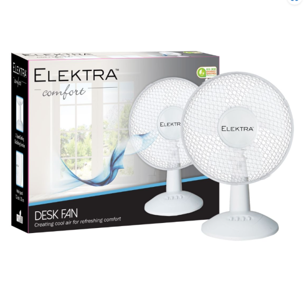 Elektra Desk Fan · TDC Stationers