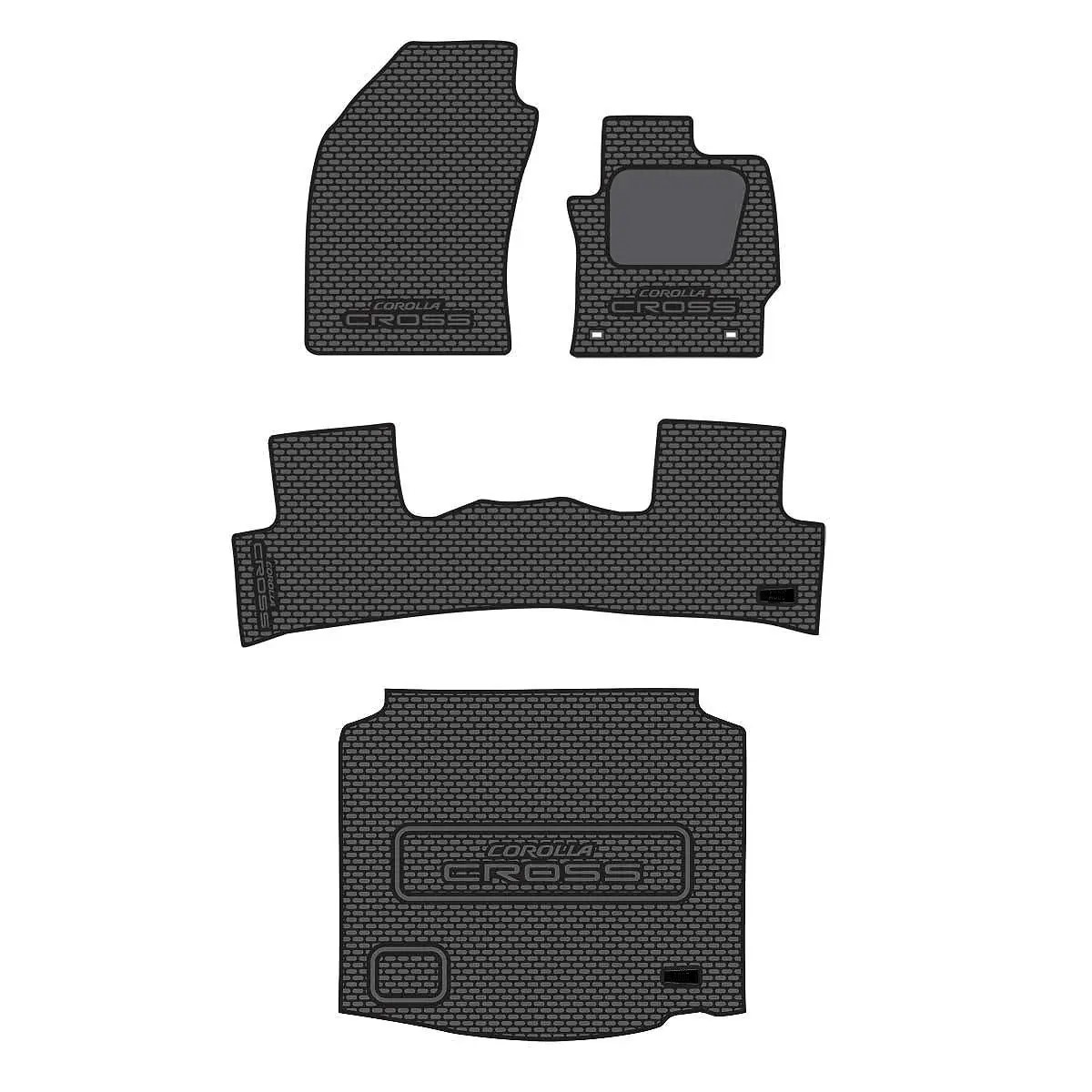 Toyota Corolla Cross Mat Set 2022 to Present · Rubber Direct