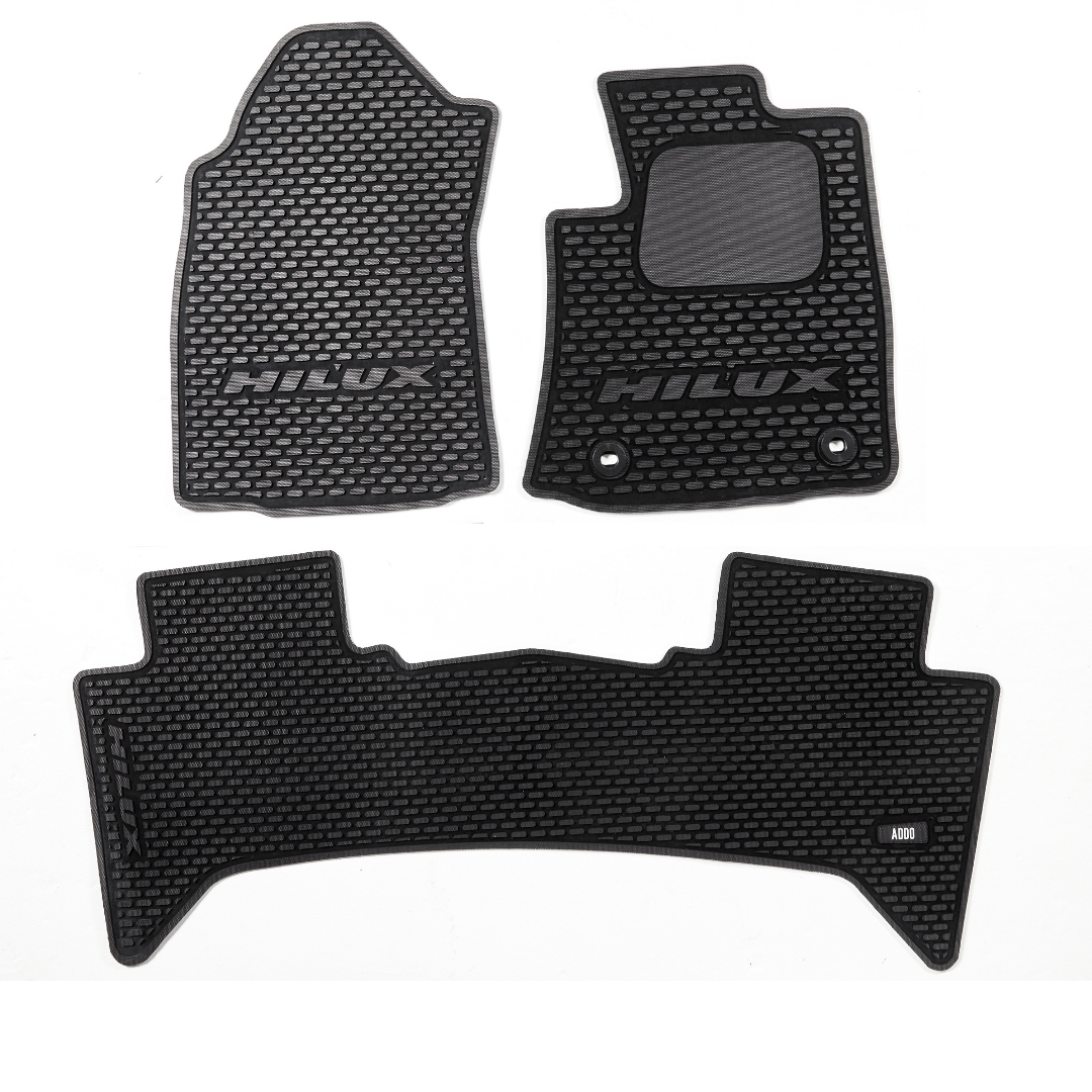 Toyota Hilux GD6 Double Cab Rubber Mats · Rubber Direct