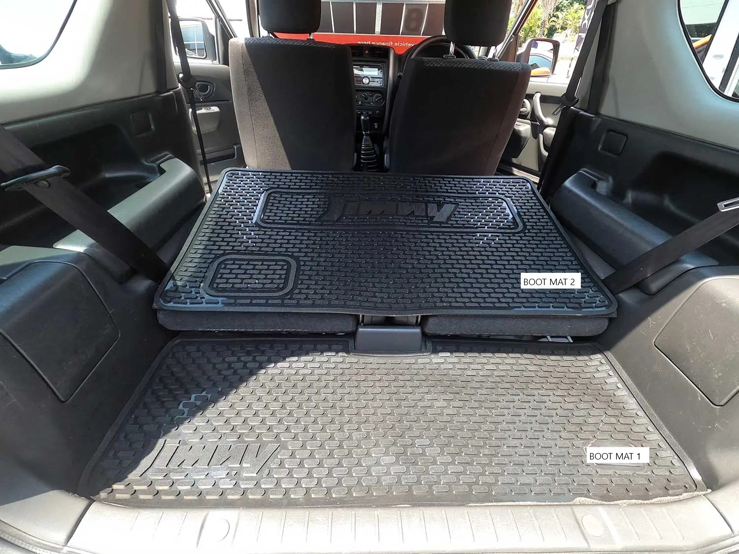 Suzuki Jimny 3rd Gen Boot Mat 1998 to 2018 · Rubber Direct