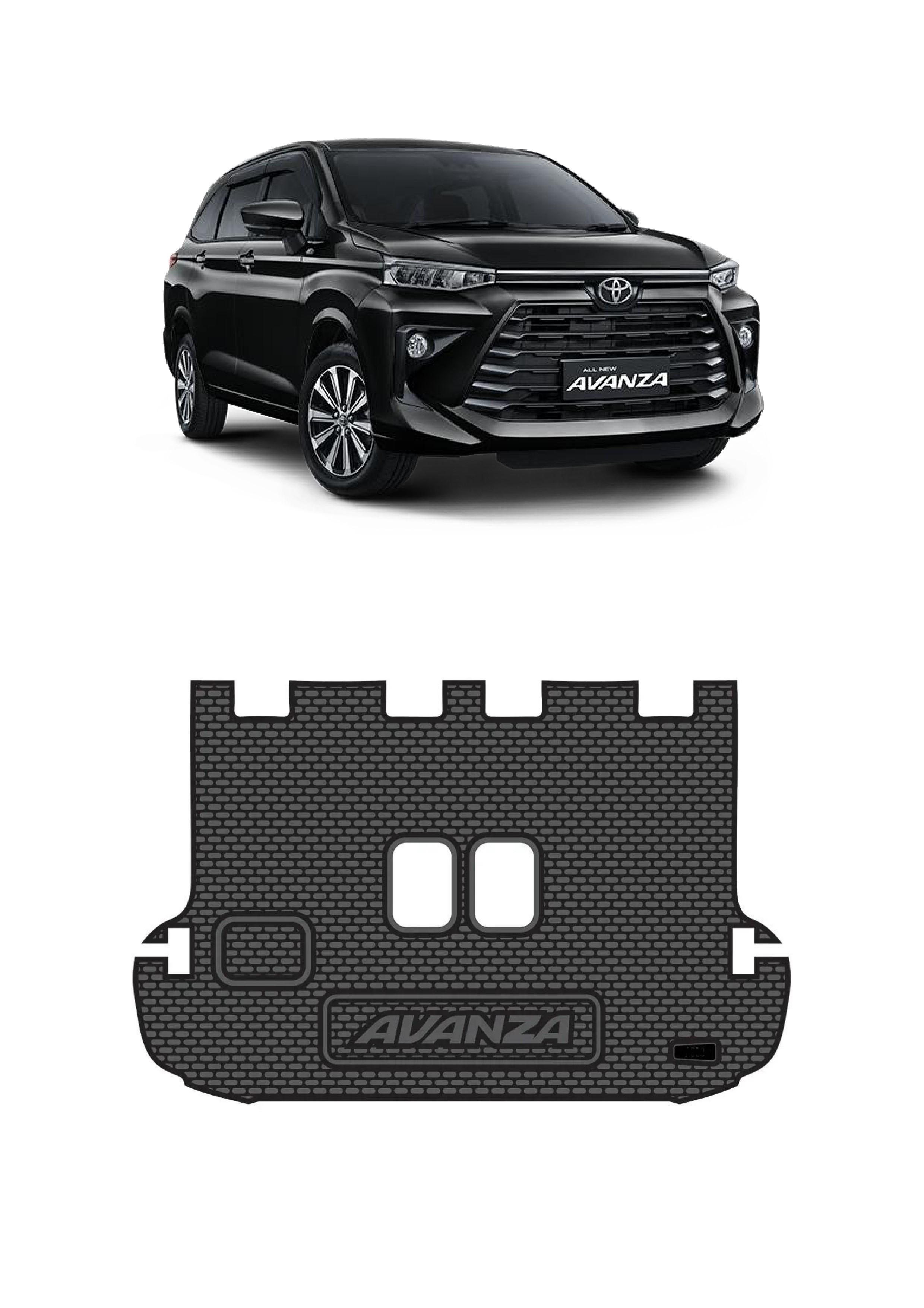 Toyota Avanza Boot Mat 2016 to Present · Rubber Direct