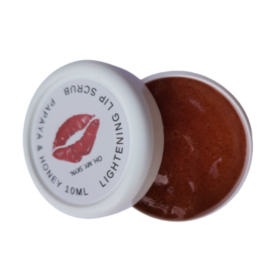 DAY AND NIGHT LIP LIGHTENING GEL SCRUB (papaya & honey) · SHOP THE GLOW SA