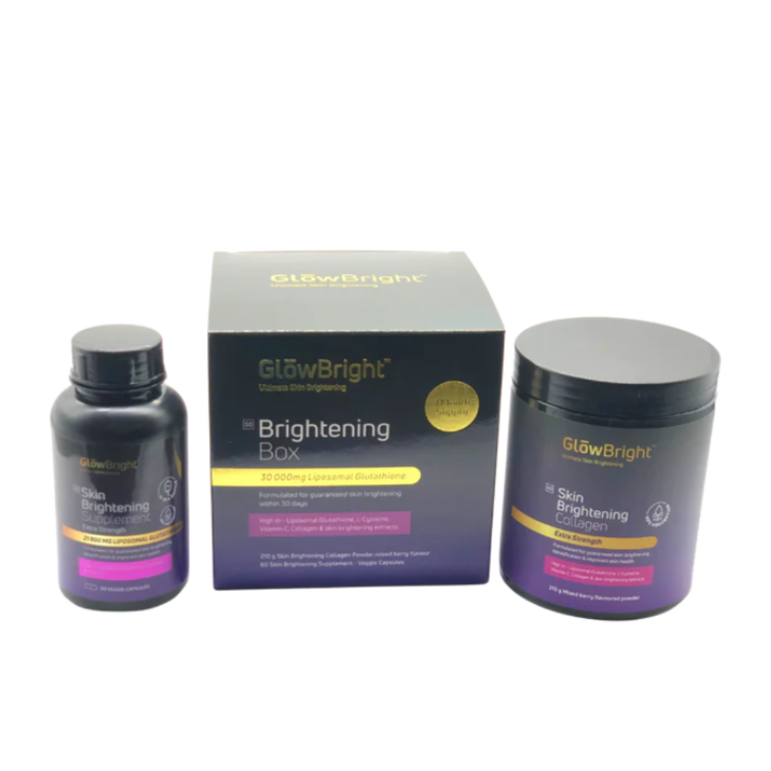 Glow Bright Glutathione Brightening Box (capsules + powder) · SHOP THE ...
