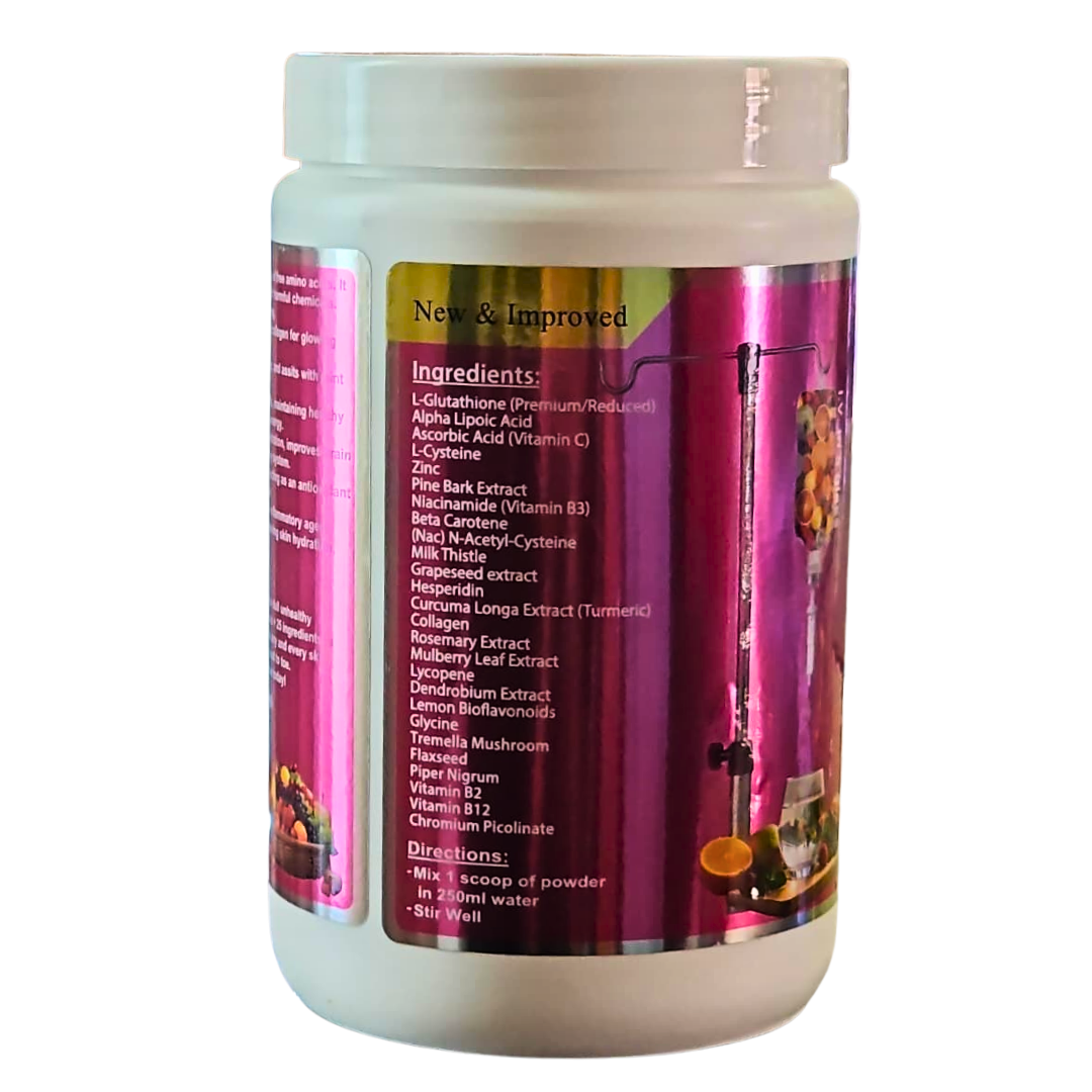 Gluta Glo Enhanced Glutathione Powder + Capsules Combo · SHOP THE GLOW SA
