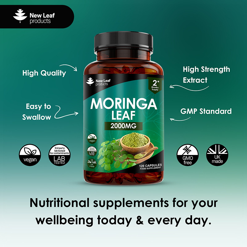 New Leaf Moringa Capsules 2000 mg (2 months supply) · SHOP THE GLOW SA