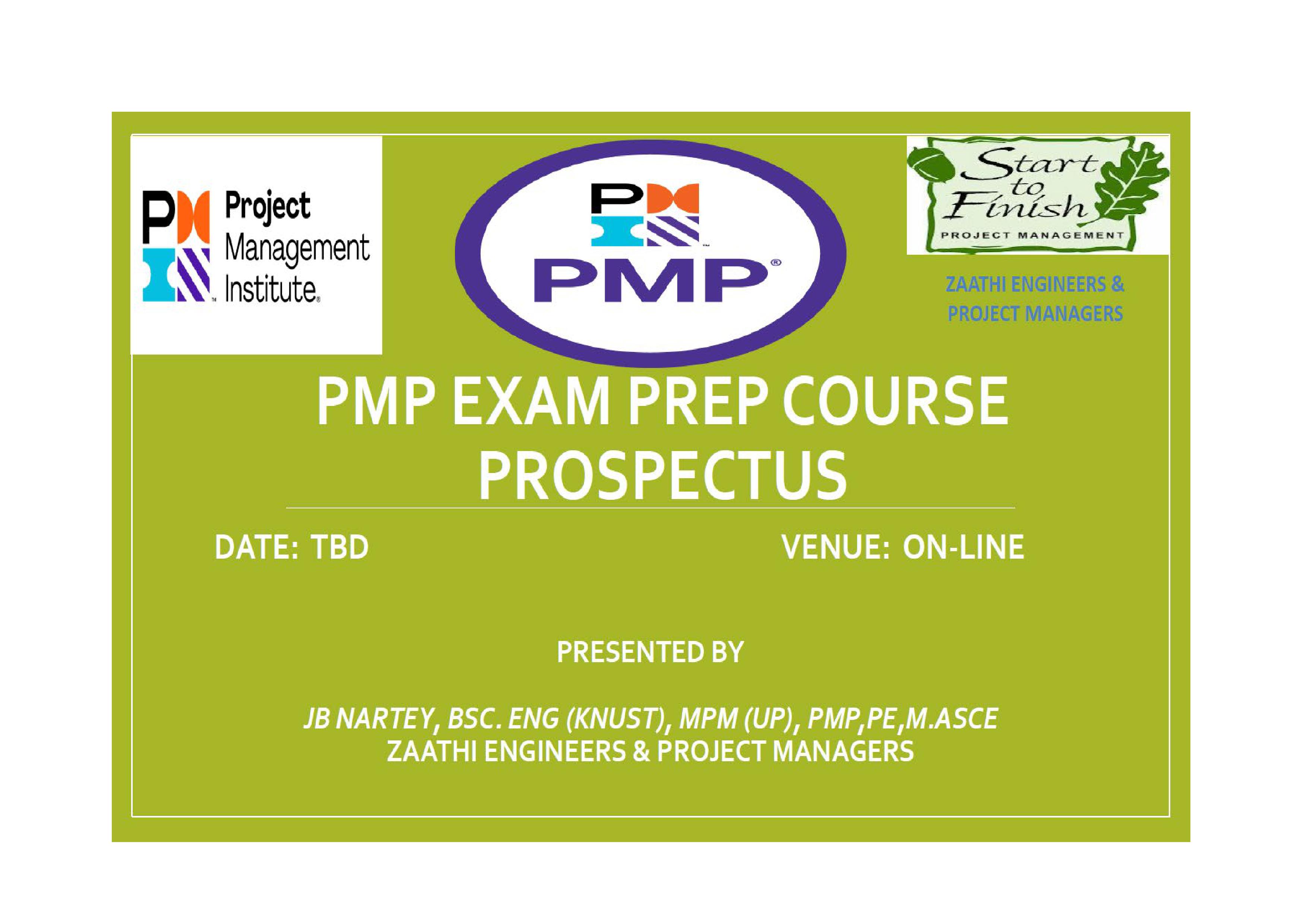 Online PMP Exam Prep Lessons · Zaathi Engineers and Project Managers