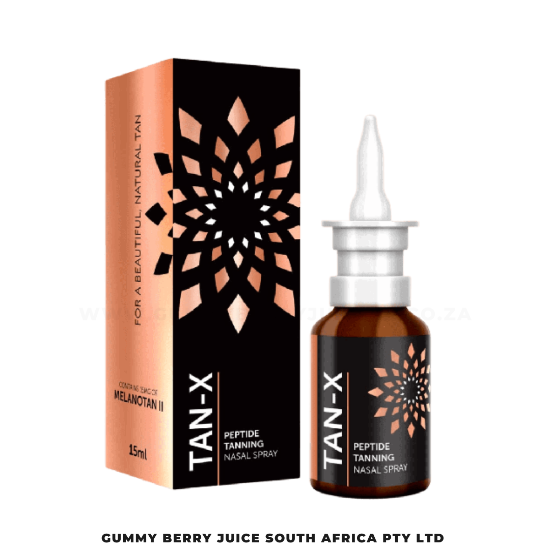 TAN X NASAL SPRAY · GUMMY BERRY JUICE