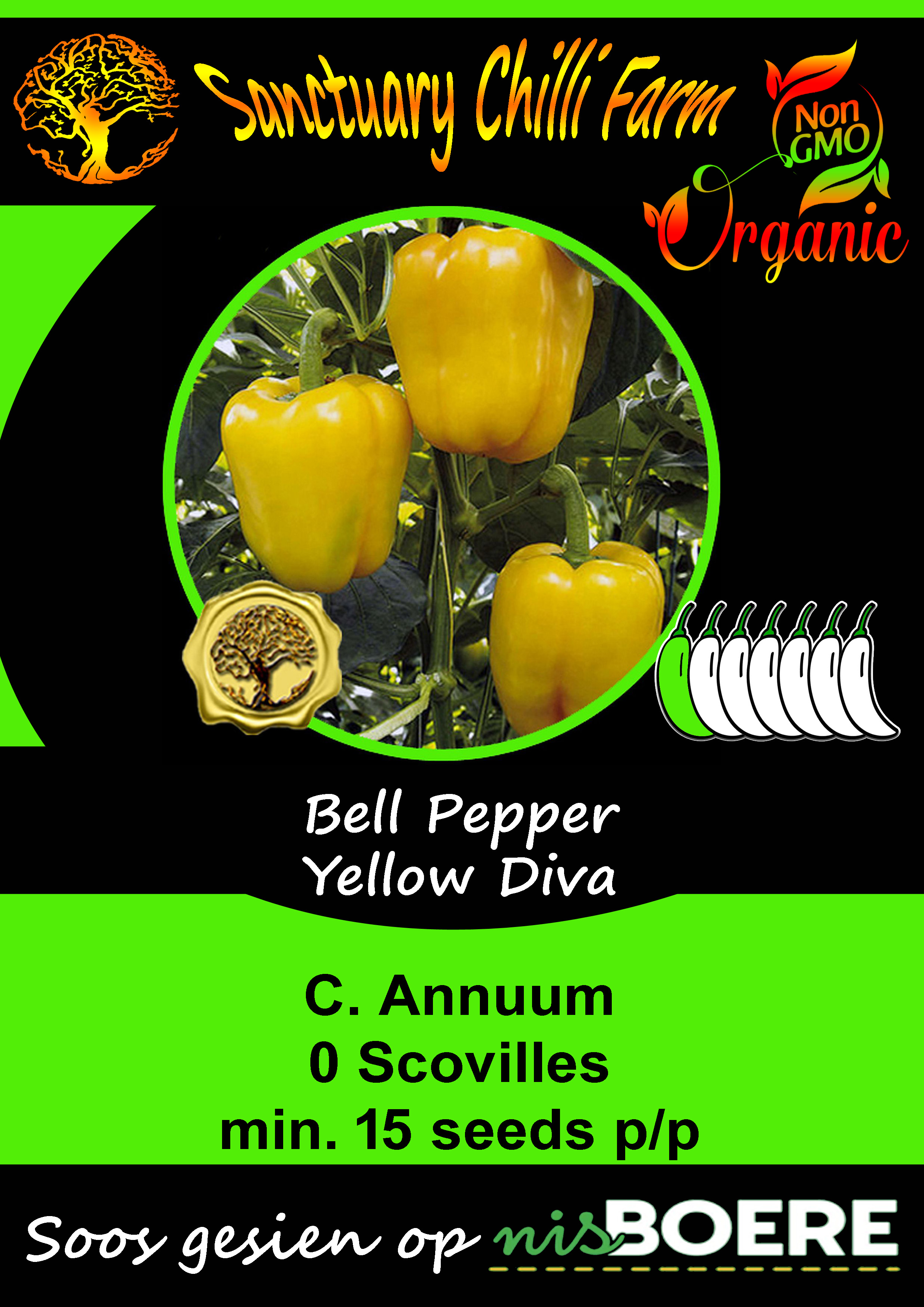 Bell Pepper - Yellow Diva · Sanctuary Farm Produce