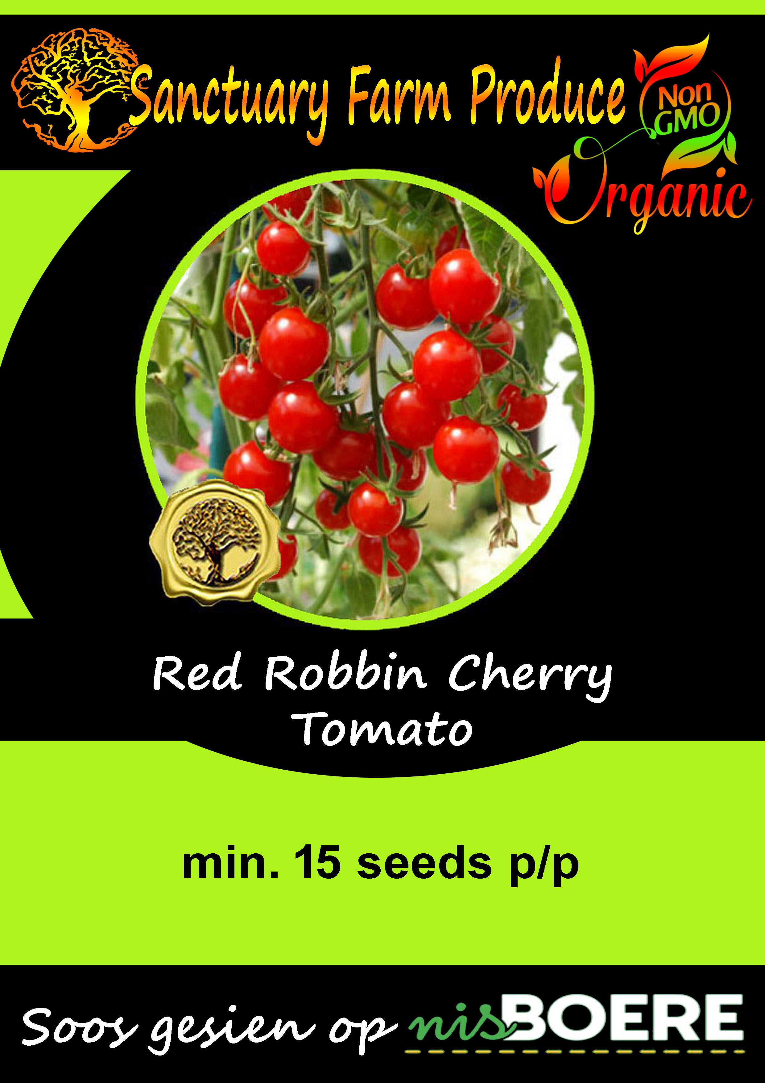Red Robbin Cherry Tomato · Sanctuary Farm Produce