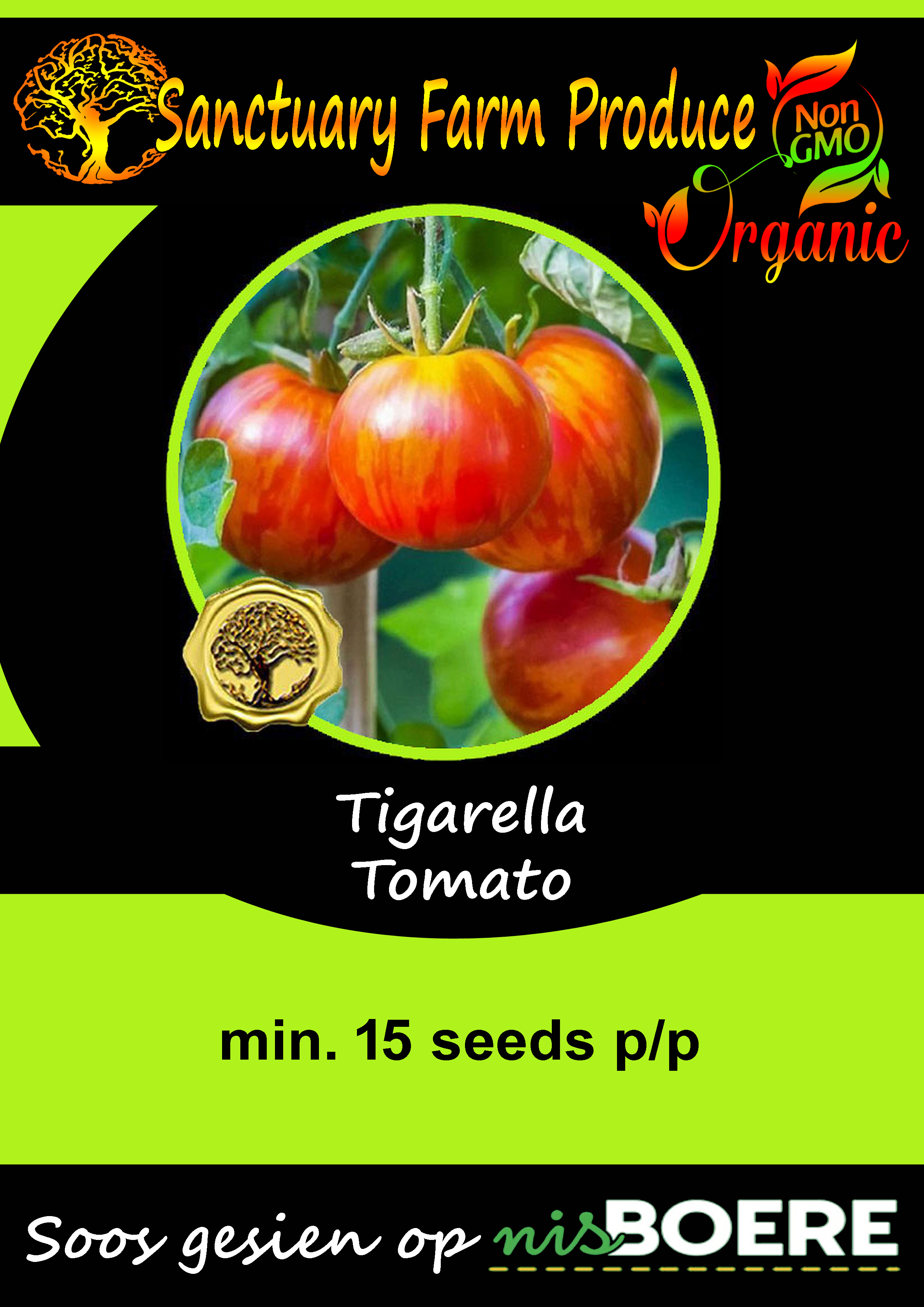 Tigerella Tomato · Sanctuary Farm Produce