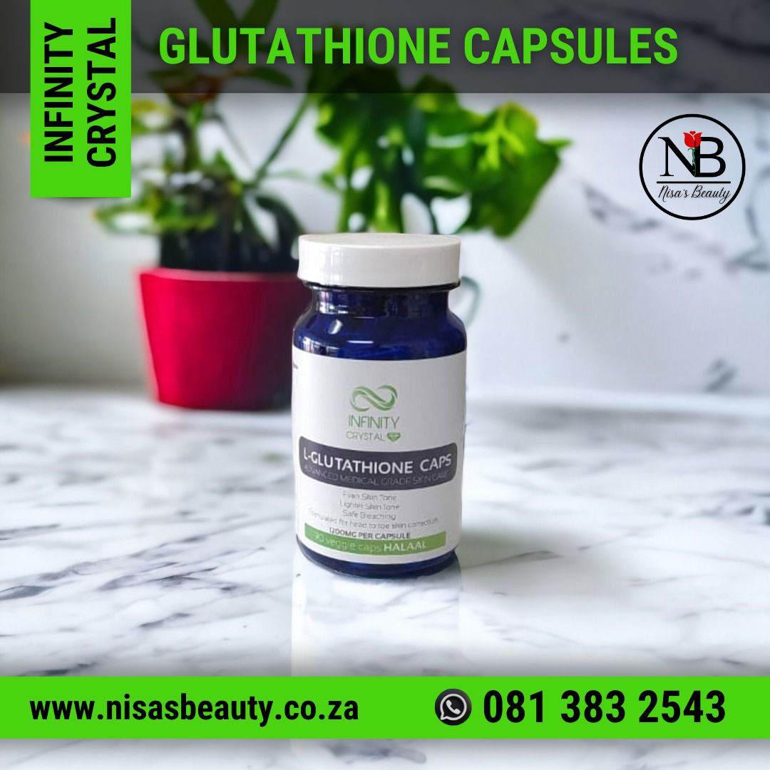 Infinity Crystal Glutathione Capsules - 60 Capsules · Nisa's Beauty ...