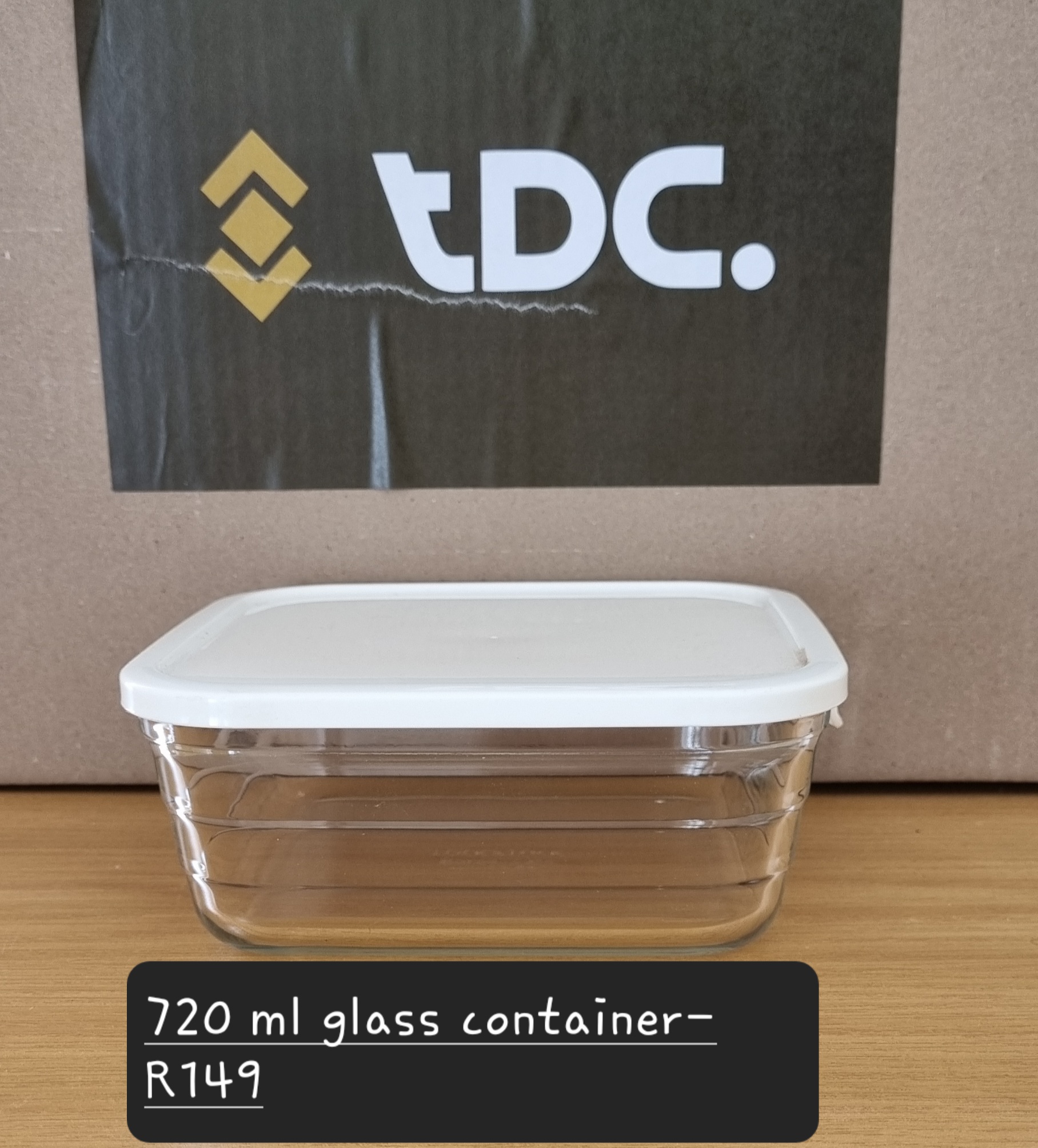 720ml Glass Container Homeware 720ml Glass Container Homeware