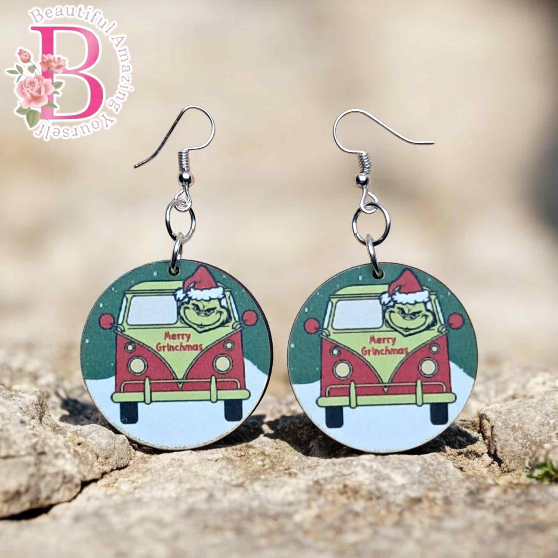 Adorable Grinch Bus Earrings: For a Festive Christmas · Beautiful ...