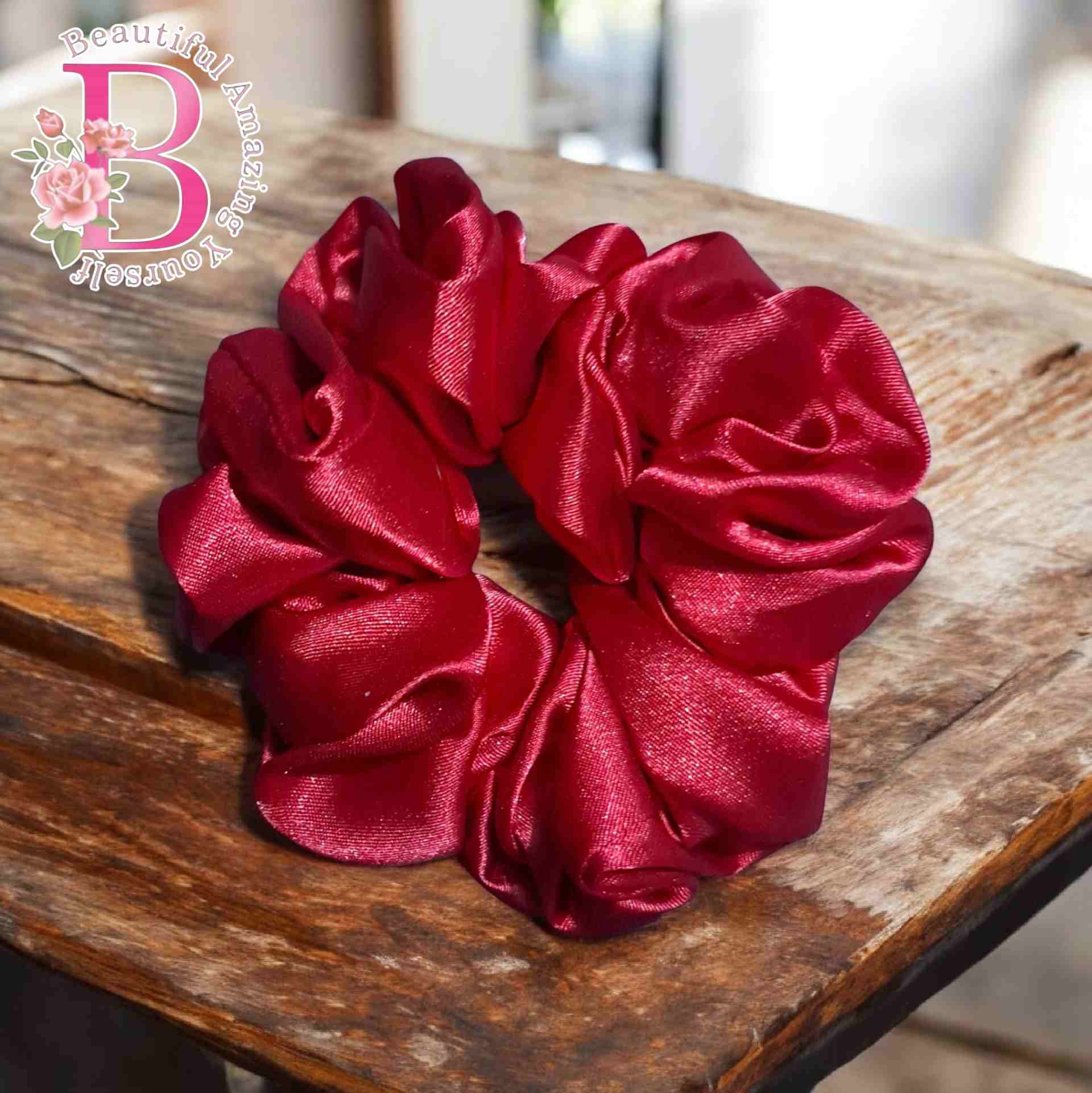 Satin Scrunchie for Girls & Women | Hair Accessory · Beautiful Amazing ...