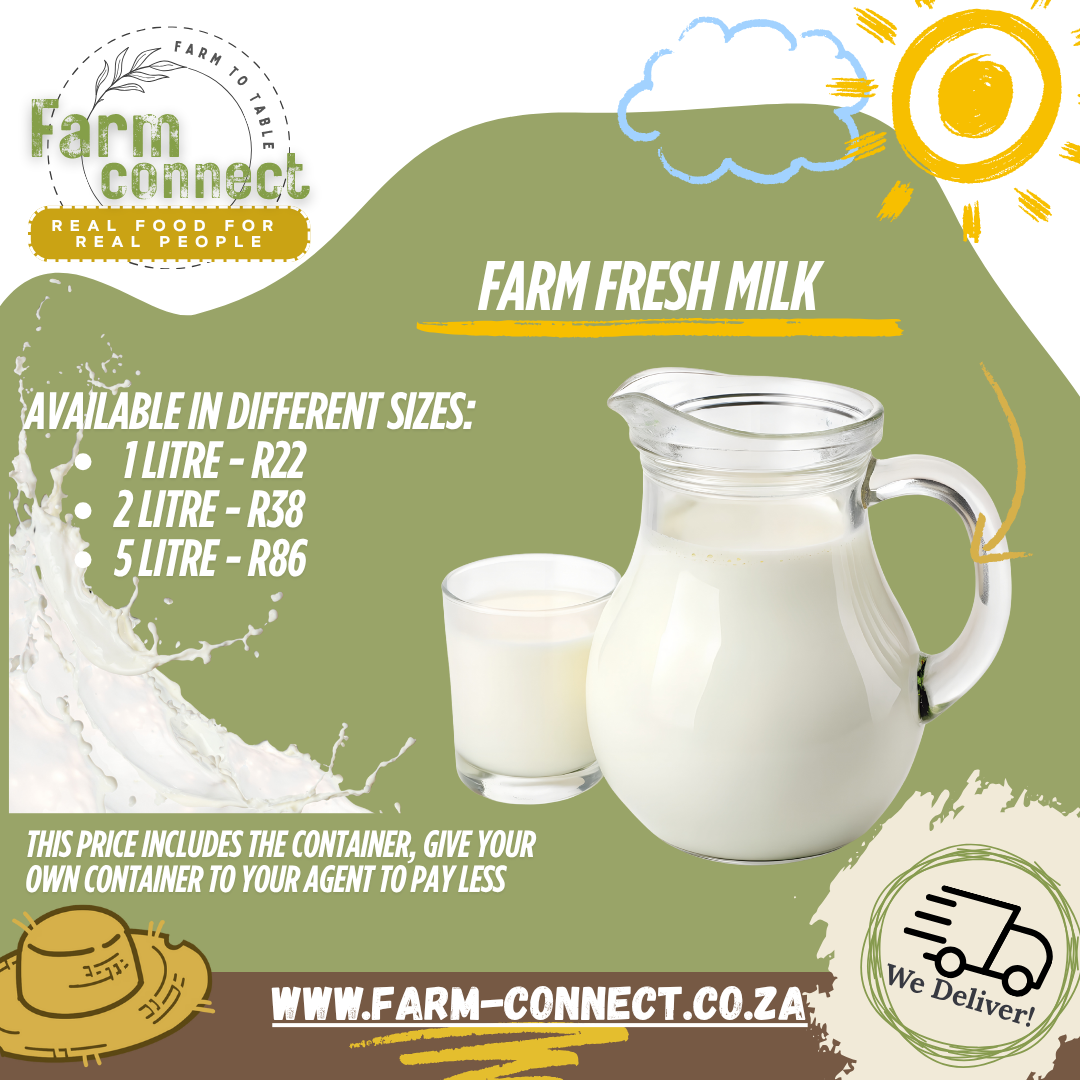 Fresh Farm Milk per Litre · B and H Treasures Pty Ltd t/a Farm Connect