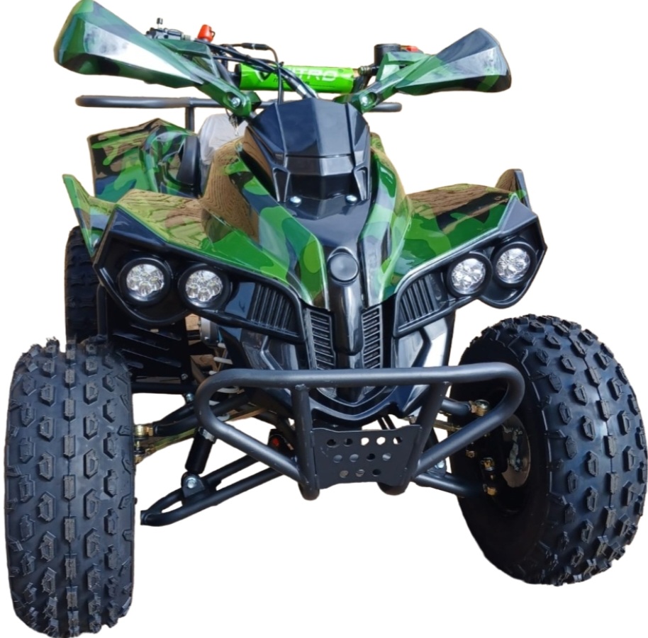 125cc QUAD BIKE CAMO DIPPED RAPTOR STYLE GREEN · AFRICA QUADS