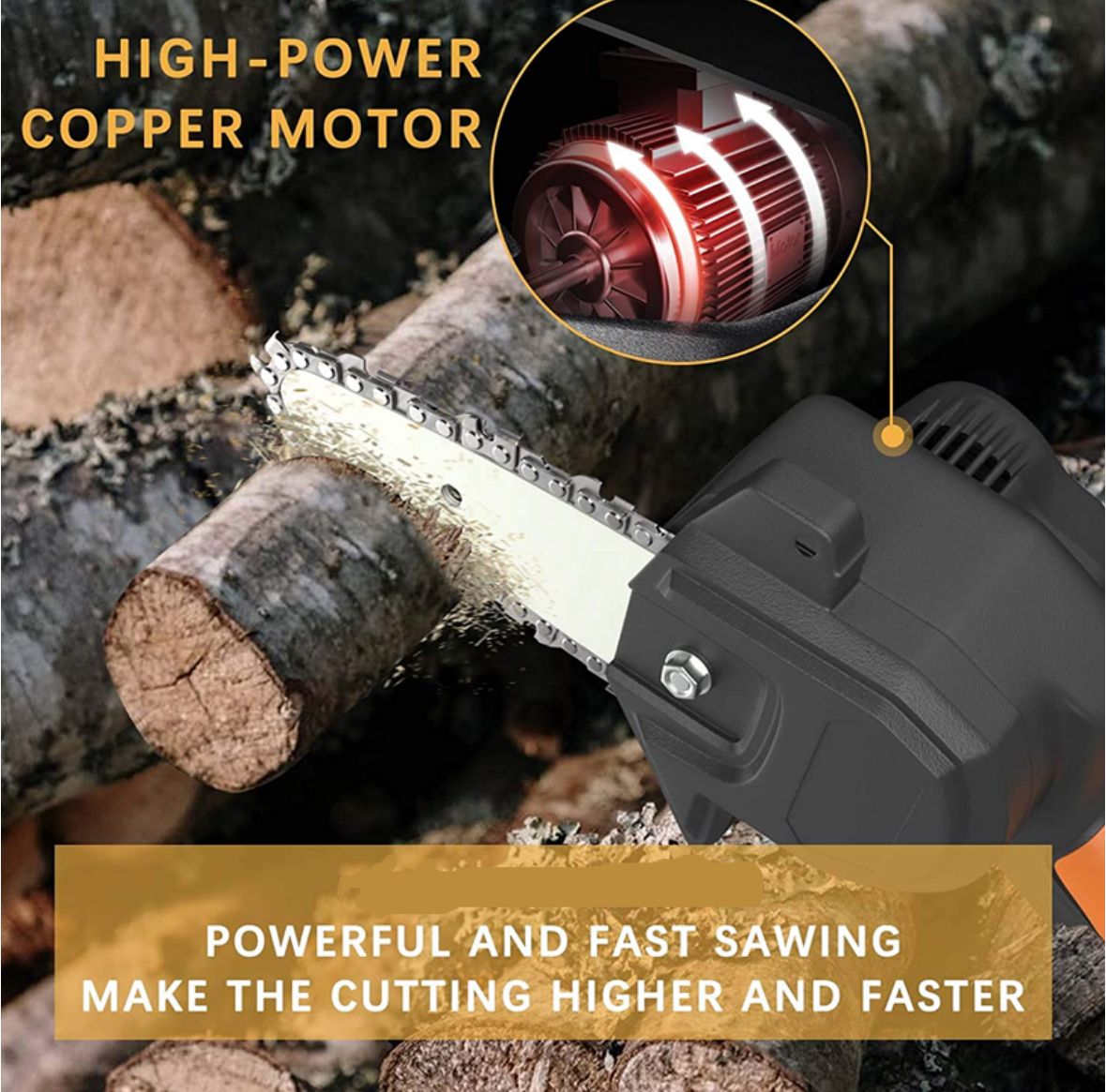 24V Cordless Chainsaw · Gadget Lobby