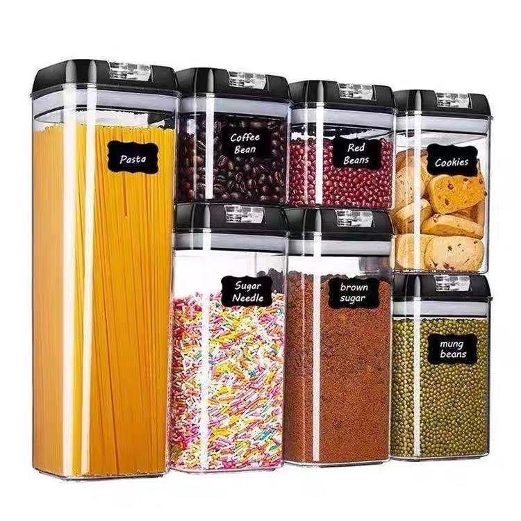 7Pcs Airtight Food Storage Containers With Easy Lock Lids · Gadget Lobby