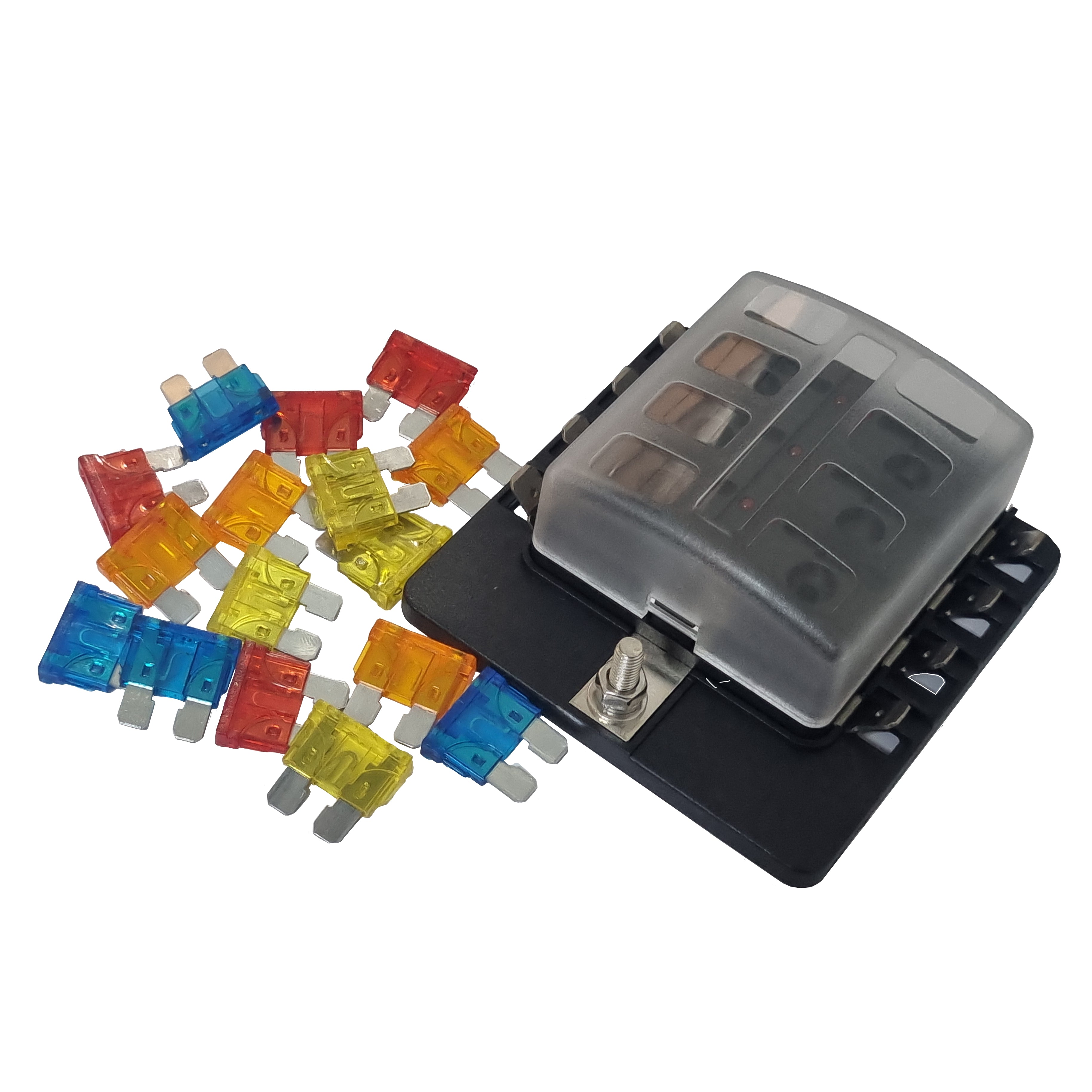 8 Way Blade Fuse Box with LED - Spade Terminal · FB Online 4x4 Vehicle ...