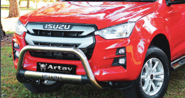 Isuzu DMAX Nudge Bar w Oval Cross Member ARTAV 2018+ Stainle · FB ...