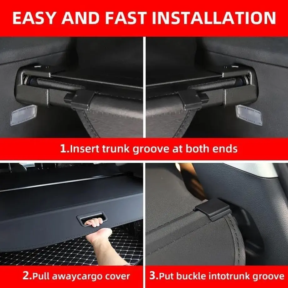 Jetour T2 (25-On) Retractable Trunk Cargo Cover - JT2-RT-CUR · FB ...
