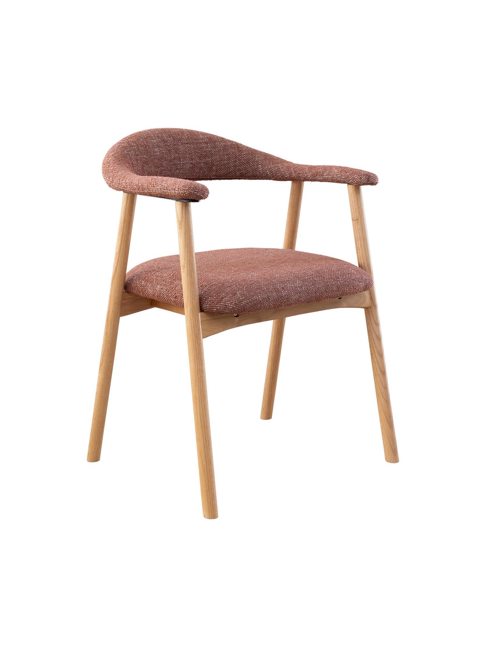 Adele Oak Dining Chair Paprika · The Comfort Company