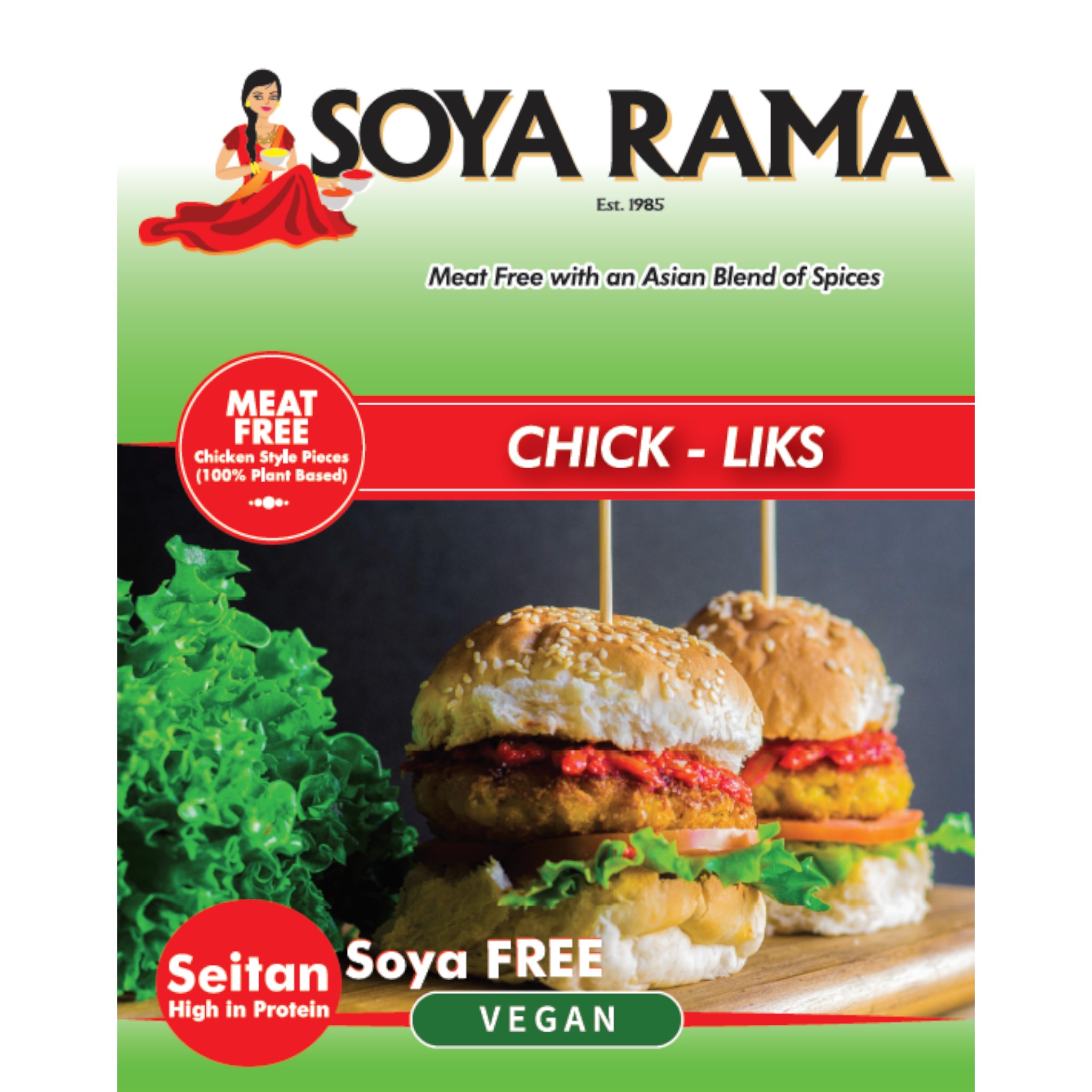 SOYA RAMA CHICK-LIKS · Namaste Eastern Emporium