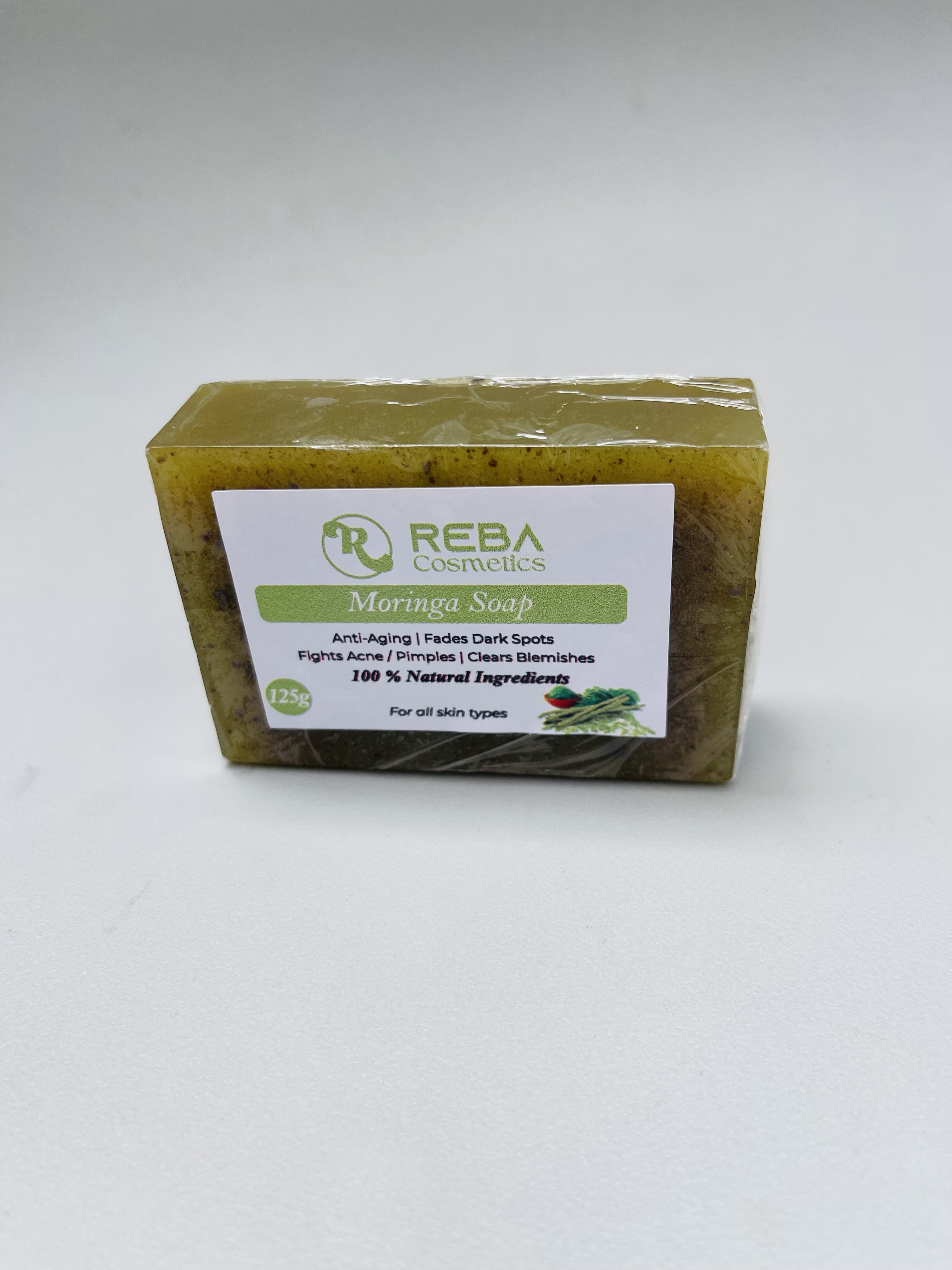 Moringa Bar Soap 125g · Reba Africa