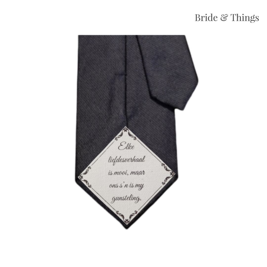 Tie Patch · Bride and Things