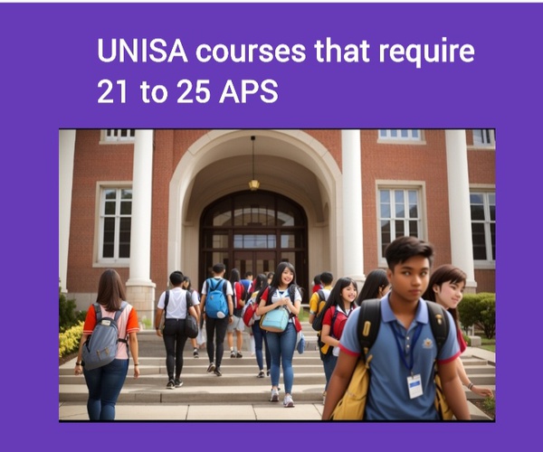 Unisa Courses That Require 21 22 23 24 And 25 Points aps Varsity