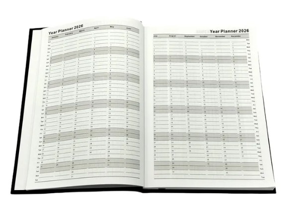 2026 Standard Diary A5 or A4 · ELT Creations