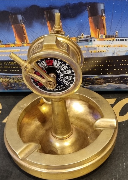 Ship Engine order Telegraph ashtray · The Lil Mancave